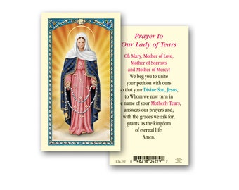 Italian prayer card | Etsy