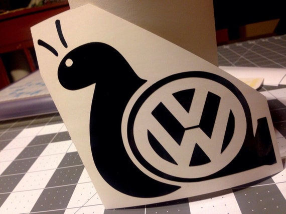 Vw Vdub Volkswagen Decal Vinyl Sticker Turbo by TheStickerBitch