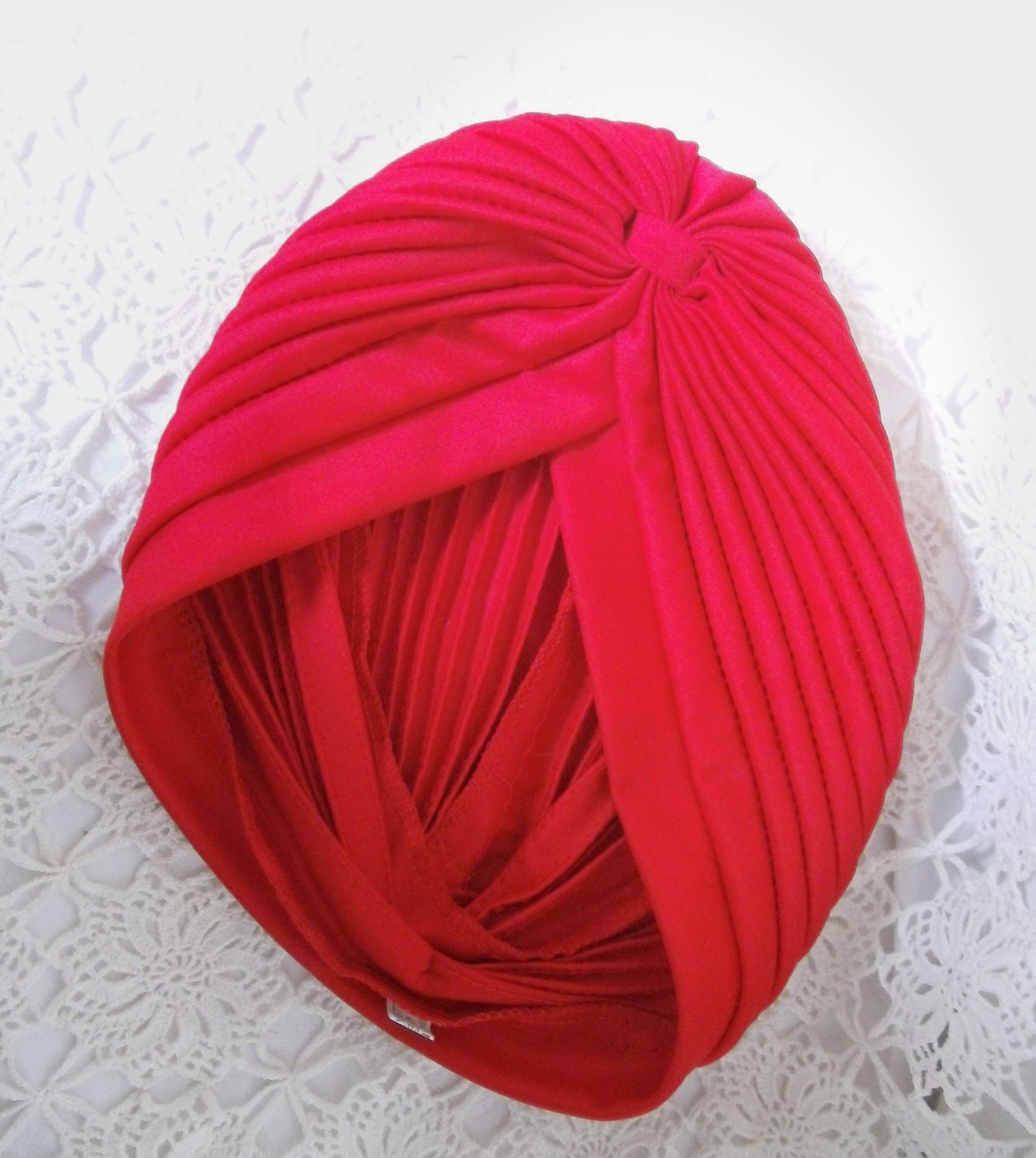 Vintage Red Turban. Fortune Teller Turban. 1920s Style Turban. Gypsy ...