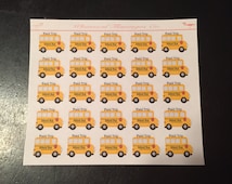Popular items for school bus stickers on Etsy