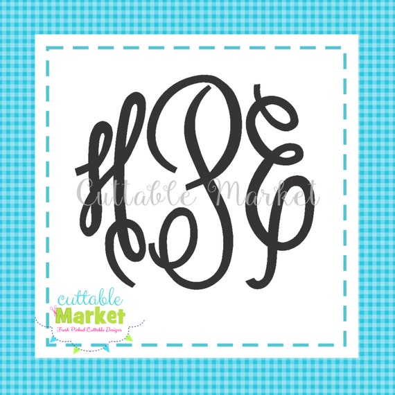 Master Circle Monogram Embroidery Font Instant Download | Ahoy Comics