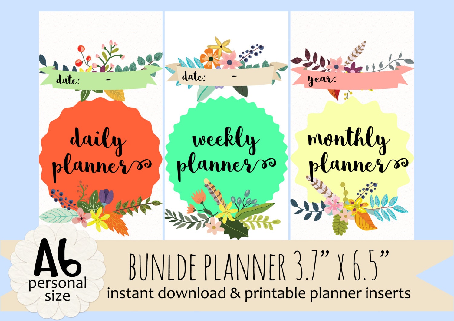 Islamic DAILY WEEKLY & MONTHLY Planners by Kecilmamil