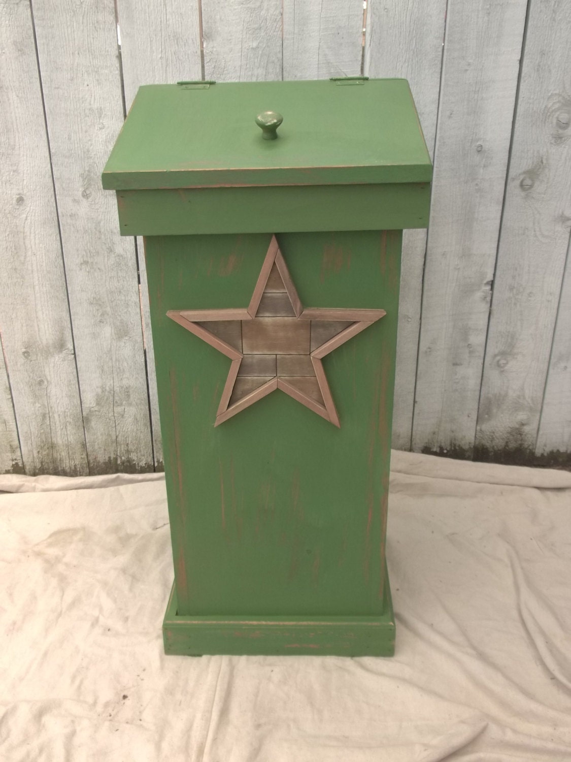 Vintage Wood Shabby Chic Painted Potato Box – Haute Juice