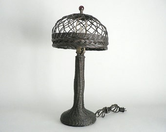 Wicker lamp shade | Etsy