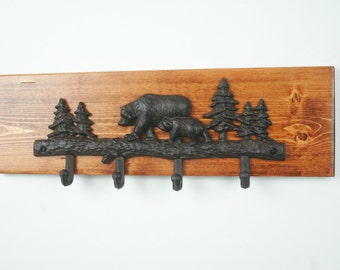 Bear coat rack | Etsy