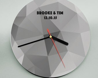 Modern Wall Clock / Masculine Clock / by MrWolfeClocks on Etsy