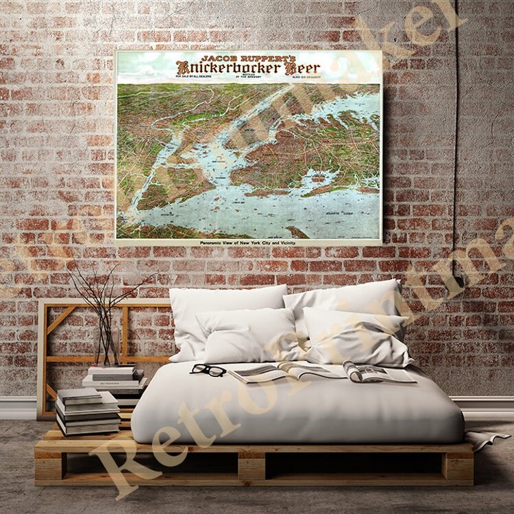 Jacob Ruppert's Knickerbocker beer advertisment by RetroPrintmaker