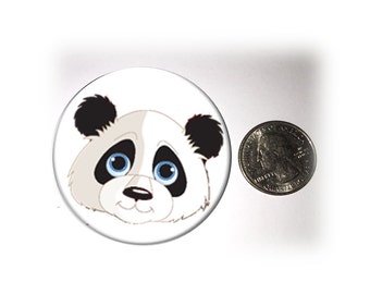 Panda magnet | Etsy