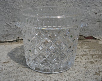 Crystal ice bucket | Etsy
