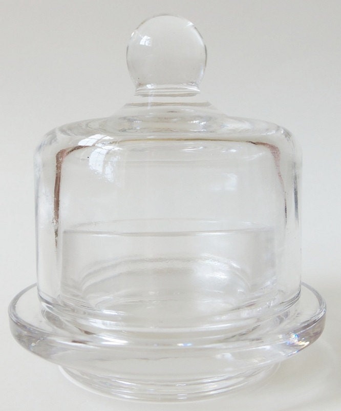 2 Vintage Domed Glass Individual Butter/Jam Servers – Haute Juice