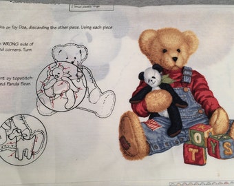 Blue jean teddy | Etsy