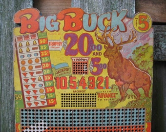 Gambling punch board | Etsy