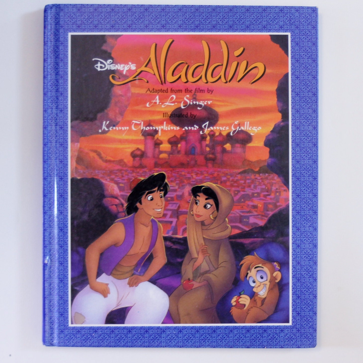 Disney's Aladdin Book Illustrated by Kenny Thompkins and