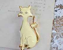 Unique enamel cat pin related items | Etsy