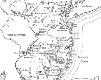 Fantasy map of Washington DC