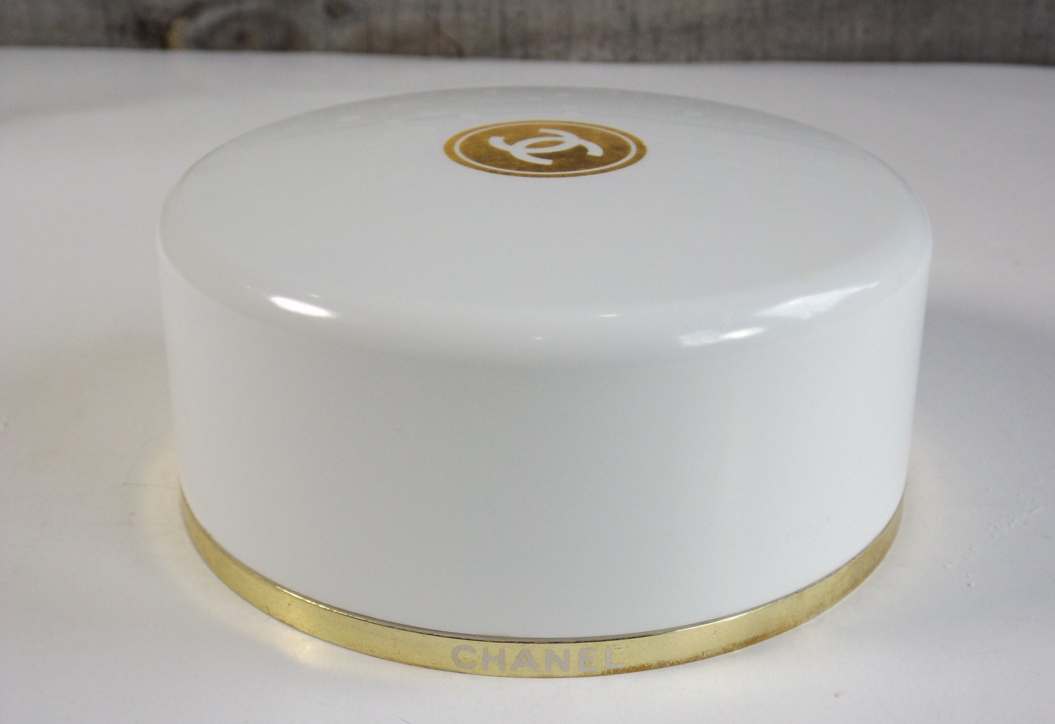 Vintage Chanel No. 5 Bath Powder 8 oz w/ Puff & Sifter UNUSED