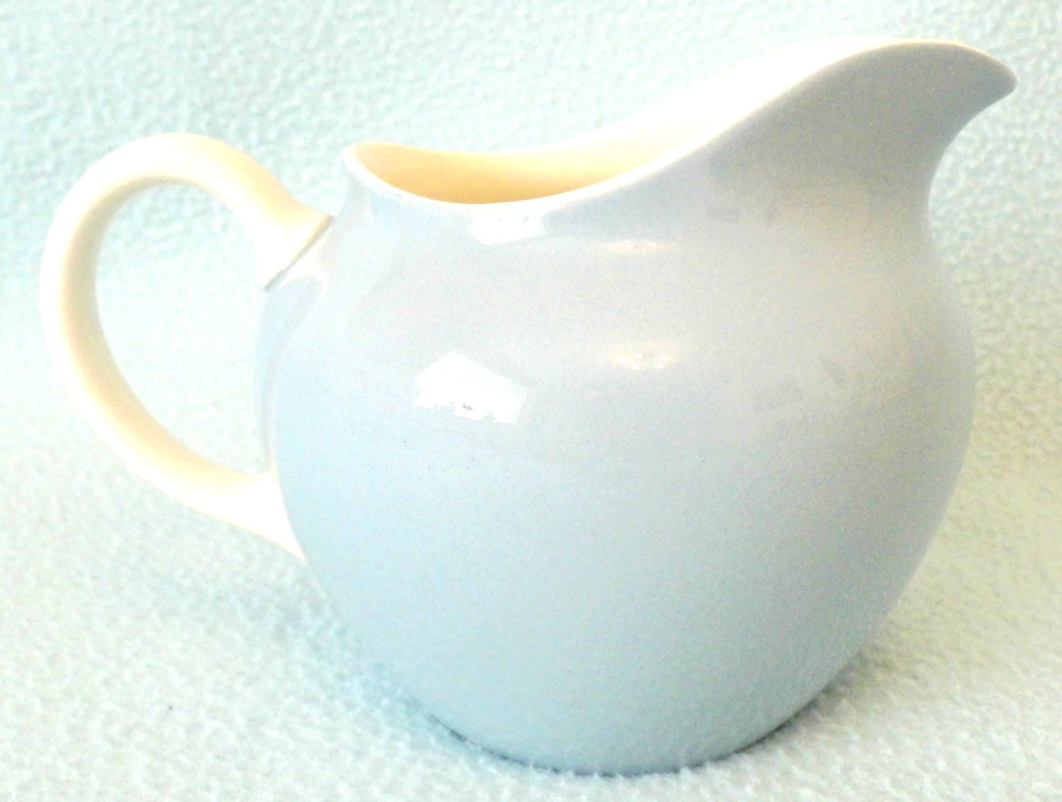 Vintaeg Collectible Blue and White Creamer, Milk Jug, Light Blue ...