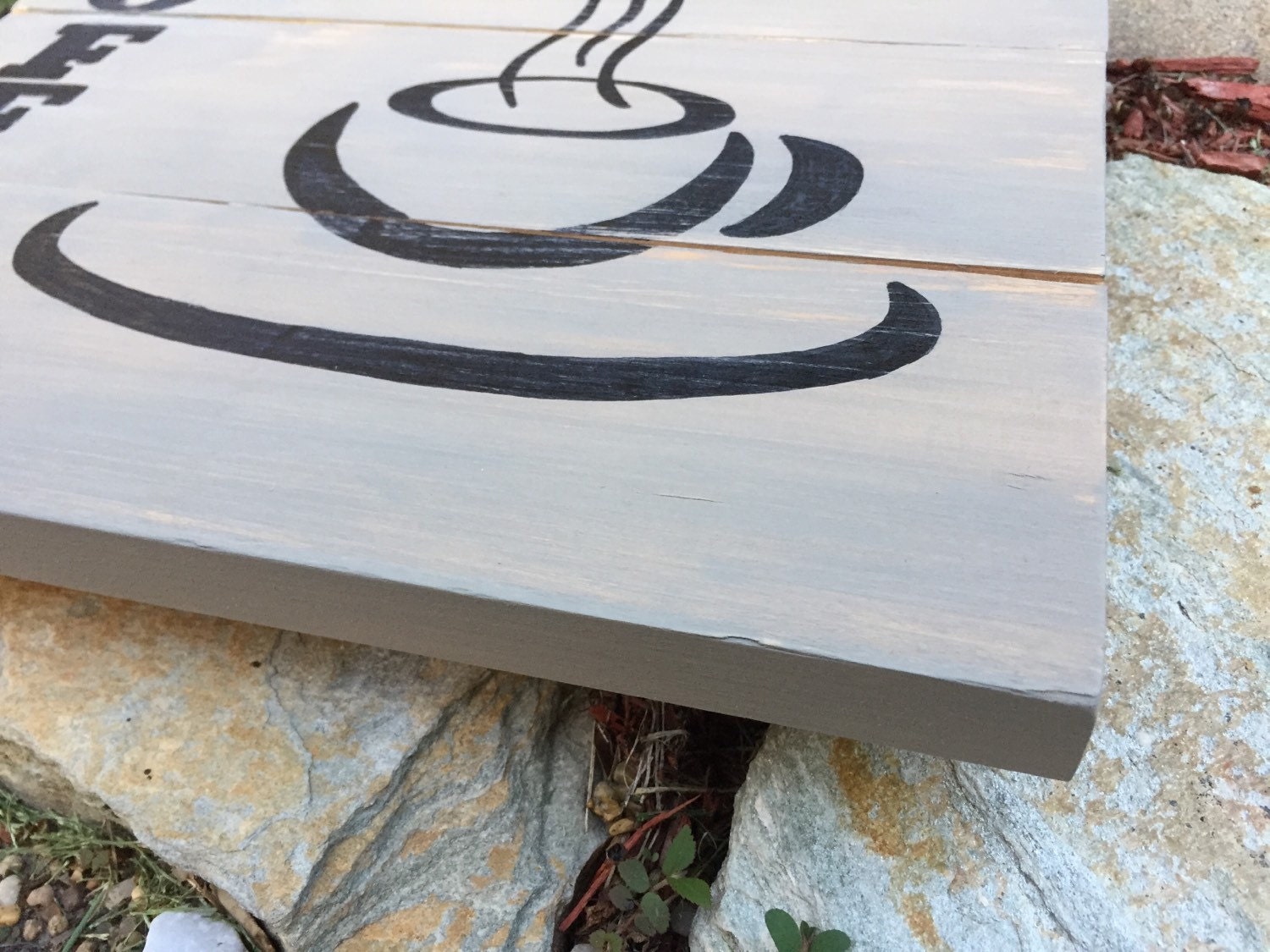 Coffee sign wooden coffee sign coffee decor kitchen by PeavyPieces