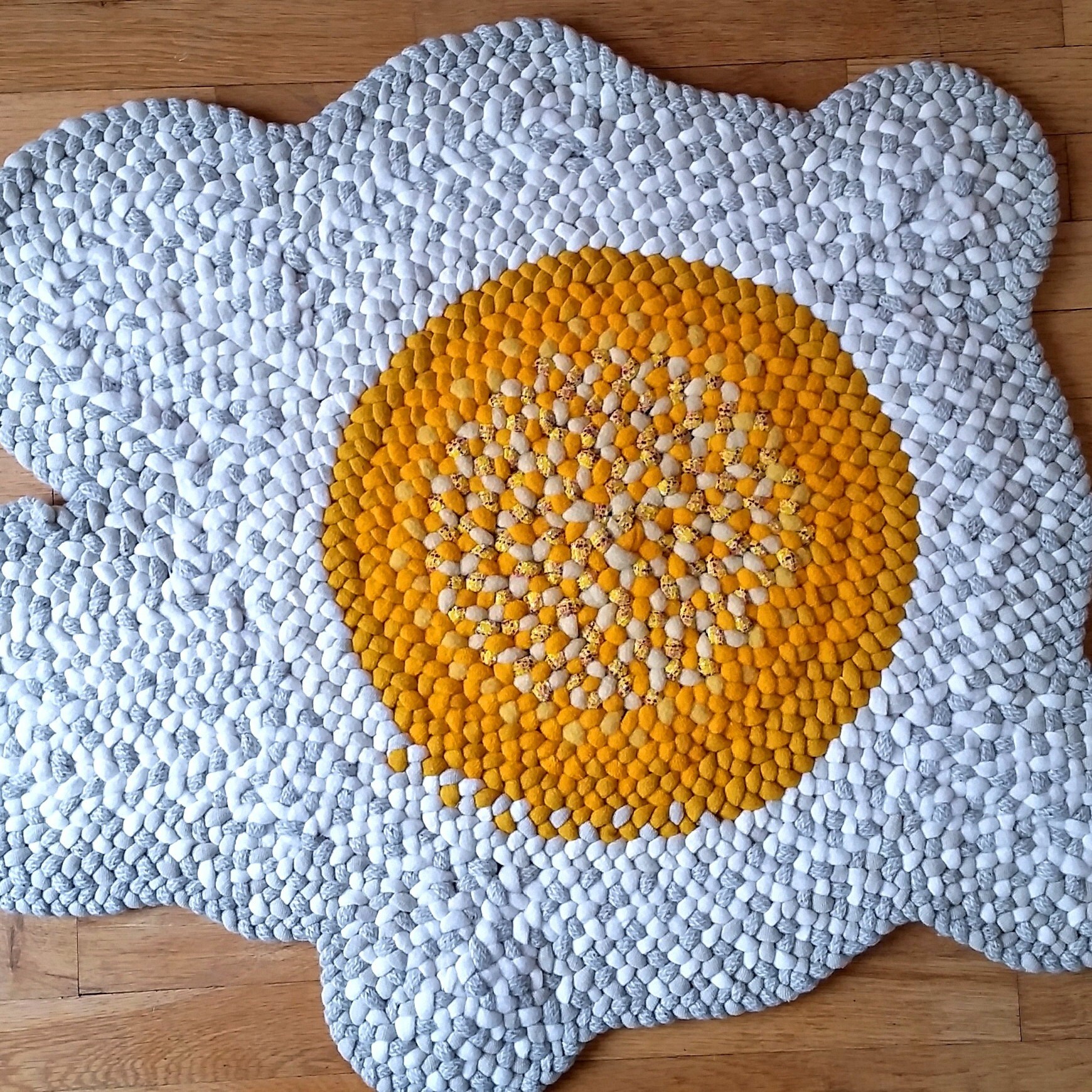 Unique Braided Wool Rugs by BraidinMaiden on Etsy