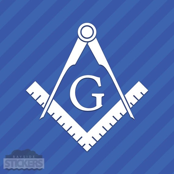 Freemason Logo Vinyl Decal Sticker Templar Masonic