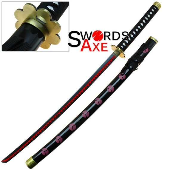 Roronoa Zoro's Shusui One Piece Anime Sword Red Hamon by SwordsAxe