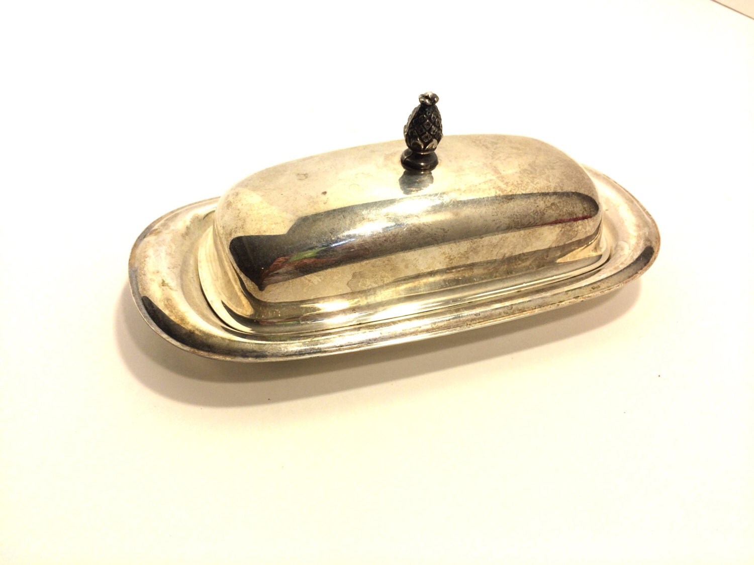 Vintage Silver Butter Dish, Silver Butter Dish Paul Revere Design for ...