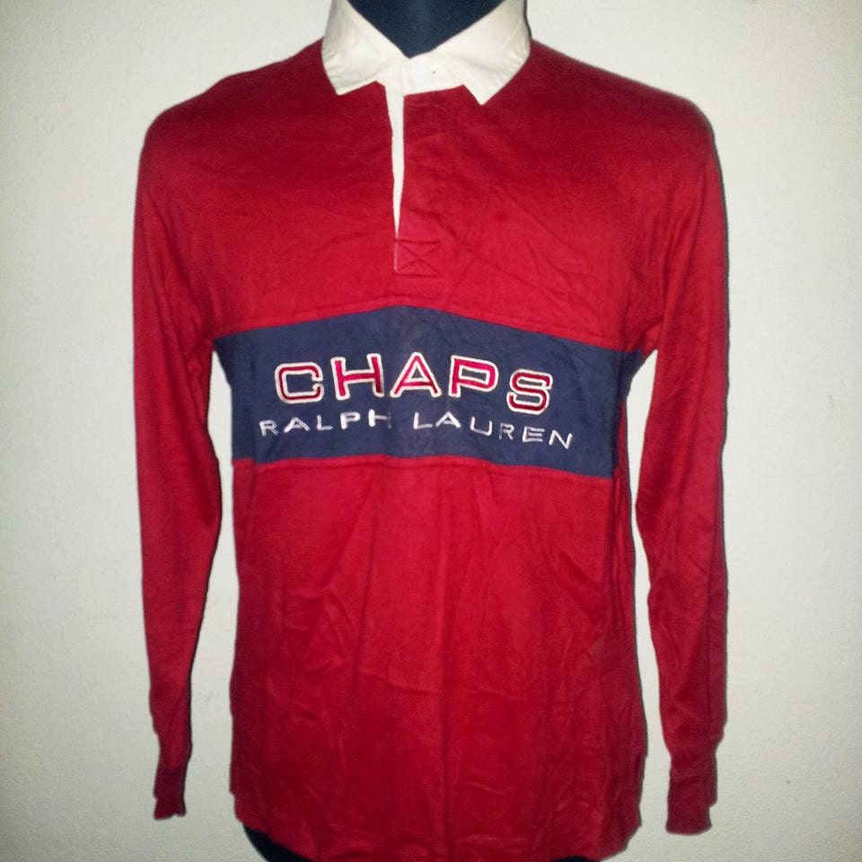 chaps ralph lauren polo rugby shirt big logo size m – Haute Juice