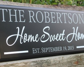 Home sweet home sign | Etsy