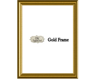 Unique gold digital frames related items | Etsy