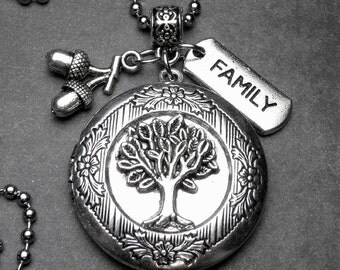 Family tree locket | Etsy