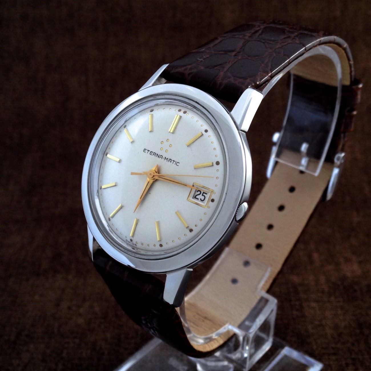 Eterna-Matic Legendary Luxury Swiss Dress Watch From 50s With Premium ...