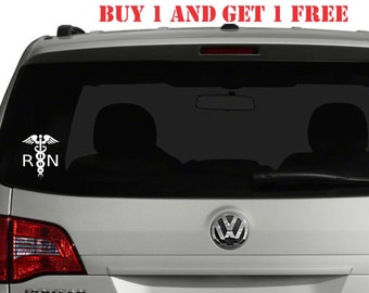 Nurse car decal | Etsy