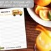 Teacher Notepads School Bus Notepads Personalized Notepads