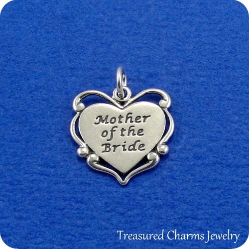 Mother of the Bride Charm Sterling Silver by treasuredcharms
