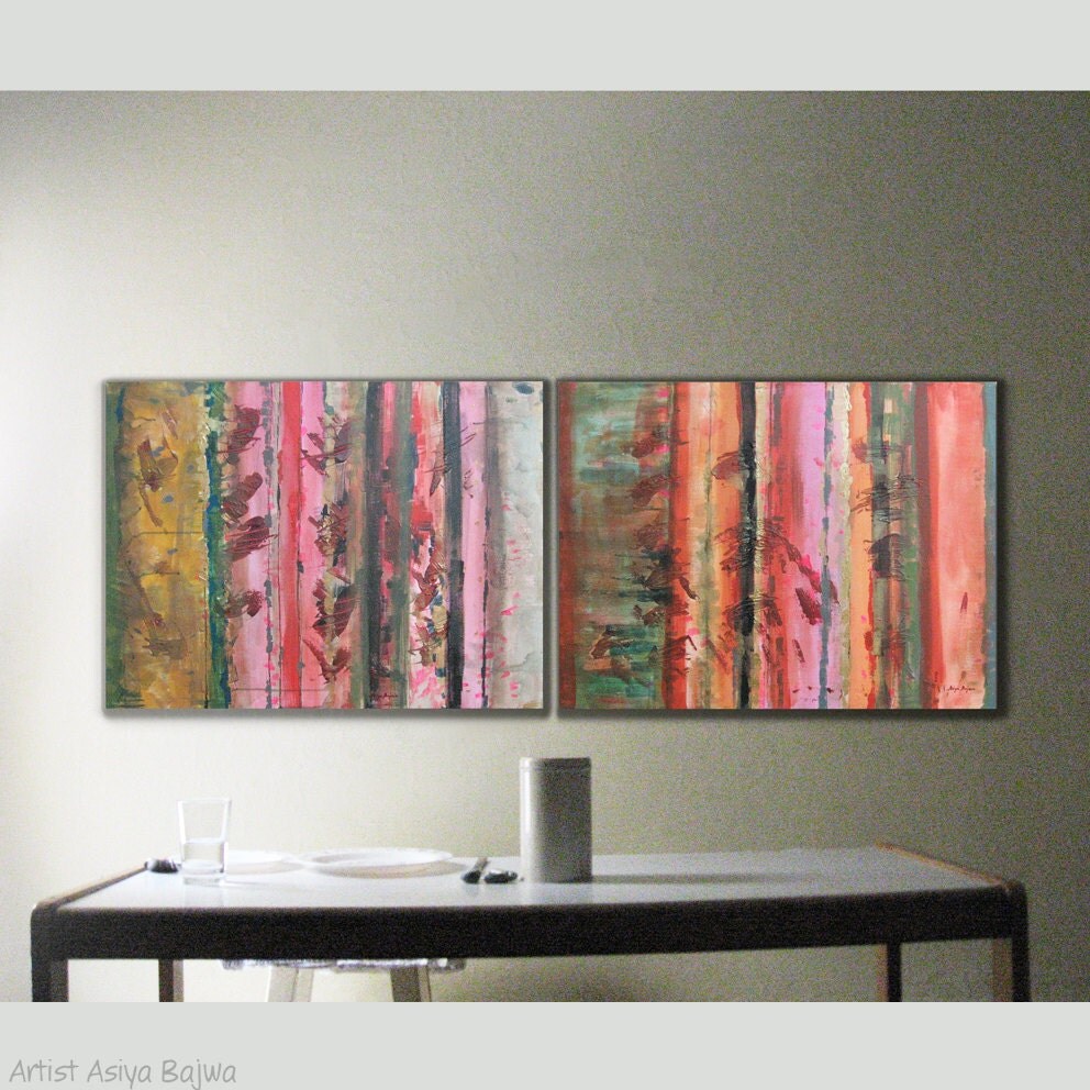 Wall Art Wall PAINTING Acrylic Abstract Decor Modern abstract