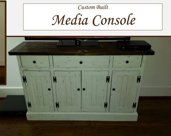 Barn door console | Etsy