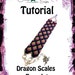 TUTORIAL Micro Macrame Dragon Scales Bracelet by ImbaliCrafts