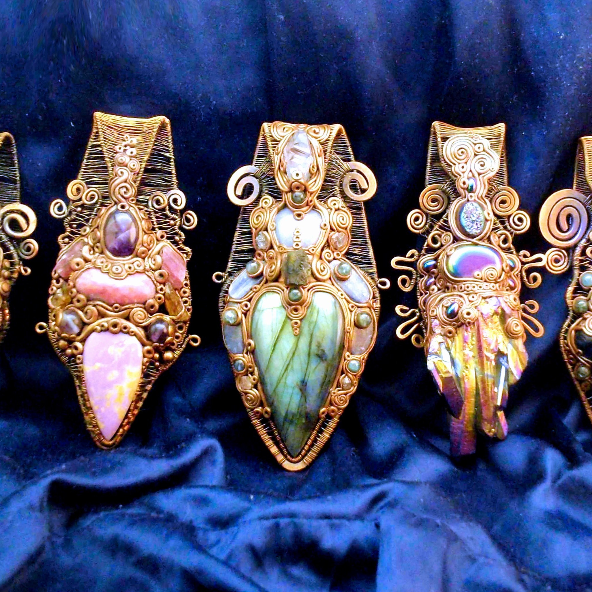 Original Gemstone Jewelry for Inner by MultiverseWithin on Etsy