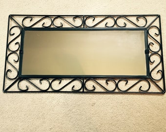Wrought iron mirror | Etsy