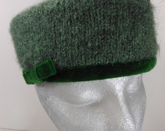 Knit pillbox hat | Etsy