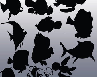 Nemo silhouettes | Etsy