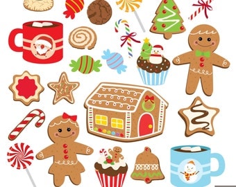 Gingerbread man clip | Etsy