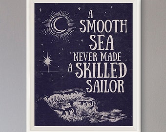 Sailor poster | Etsy