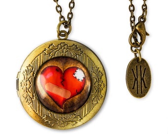 Broken locket | Etsy