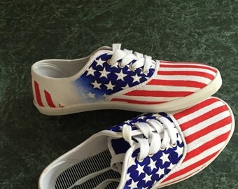 American flag shoes | Etsy