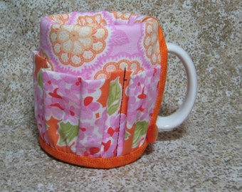Pattern for Coffee Cup Caddy Full Sized Pattern Pieces and