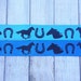 7/8 Horse & Horseshoe Grosgrain Ribbon 1 yd M2MG