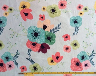 Unique floral knit fabric related items | Etsy