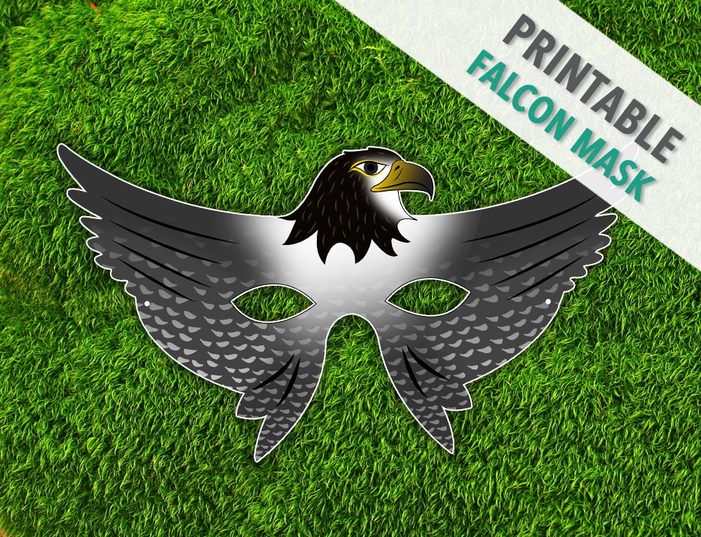 Falcon Mask Bird of Prey Mask Hawk Mask by theRasilisk on Etsy