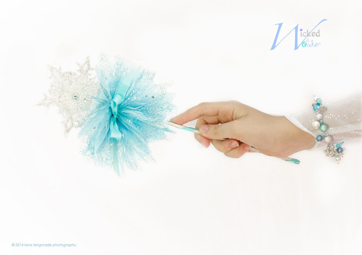 FROZEN WAND Elsa Costume Accessories Elsa Wand by wickedandwonder